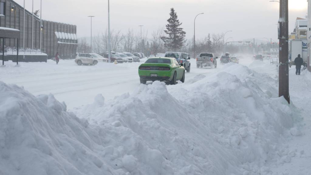 In photos: Uncommonly heavy snow leaves Whitehorse digging out | Yukon News