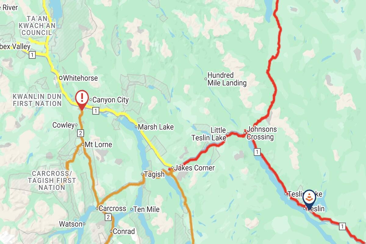 Alaska Highway, South Klondike closed due to winter conditions | Yukon News